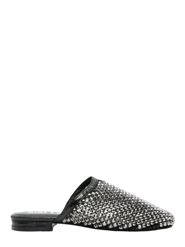 BIBI LOU Jay Studded Mules - Silver