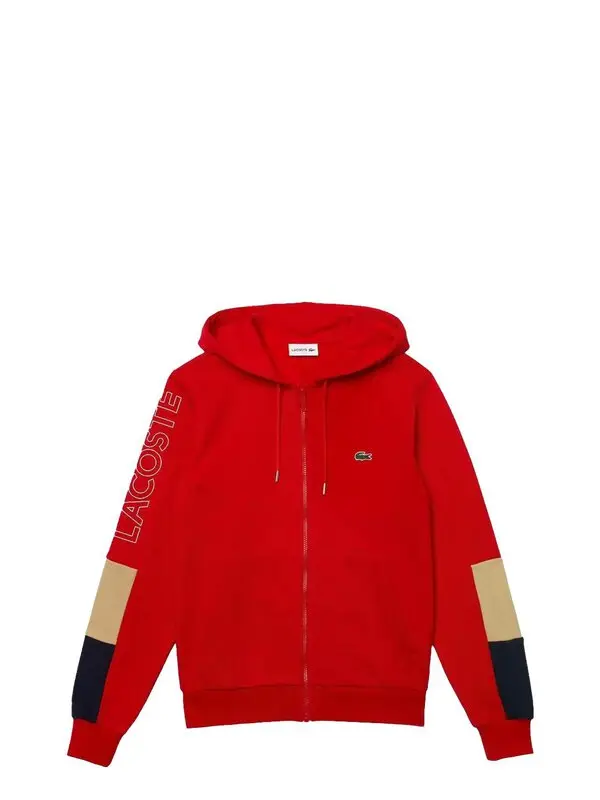 Lacoste Zip-up Hoodie - Red