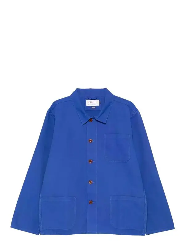 USKEES Patch-pocket Shirt Jacket - Blue