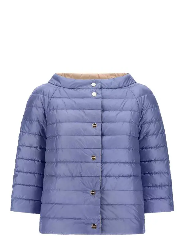 Herno Reversible Cape - Blue
