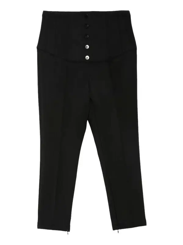 Jacquemus Arlesien Cropped Trousers - Black