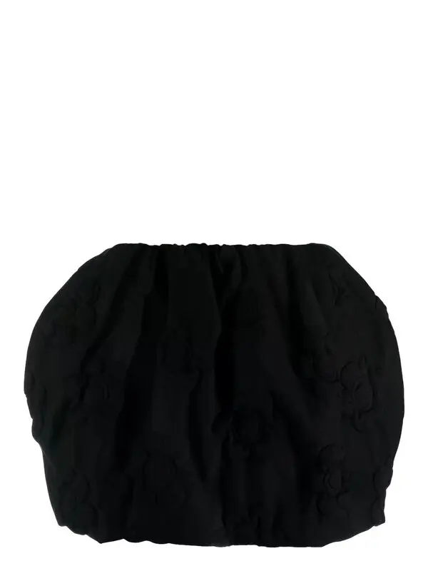 Max Mara Ruched Puffball Skirt - Black