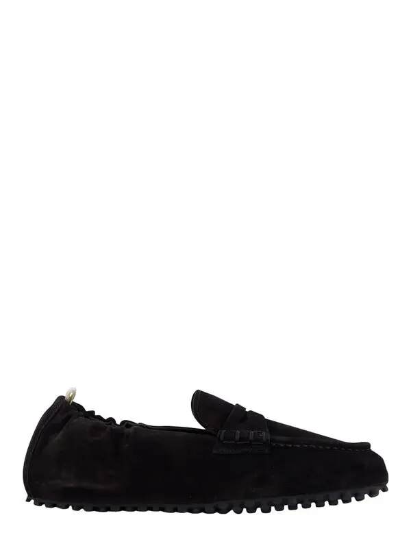 Officine Creative Travis 001 Suede Loafers - Black