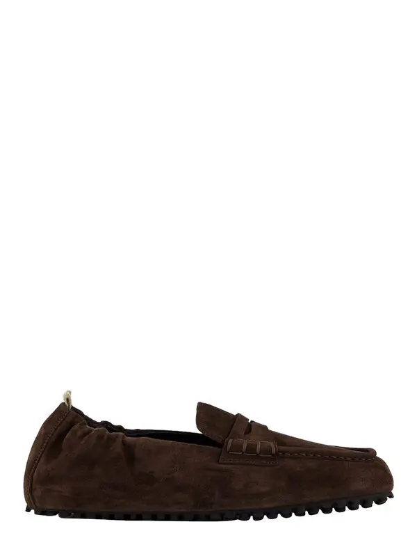 Officine Creative Travis 001 Suede Loafers - Brown
