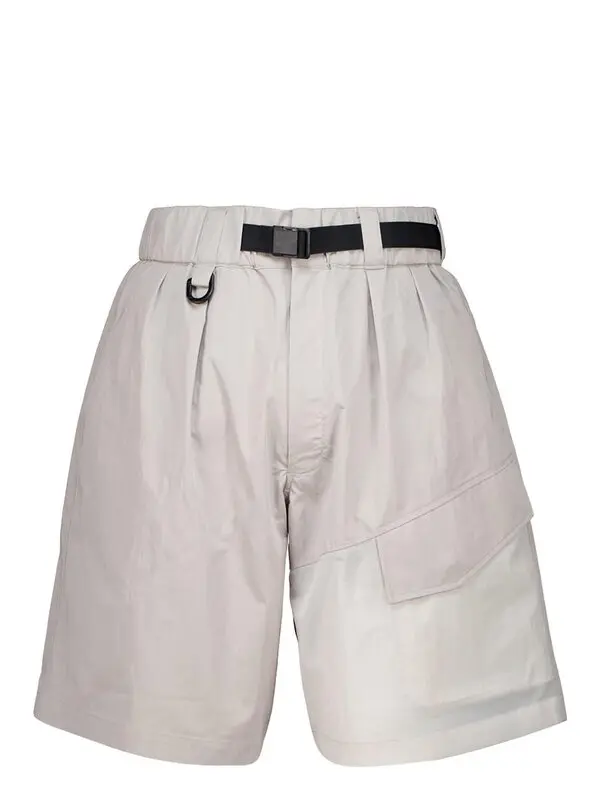 Y3 Light Belted Utility Shorts - Brown