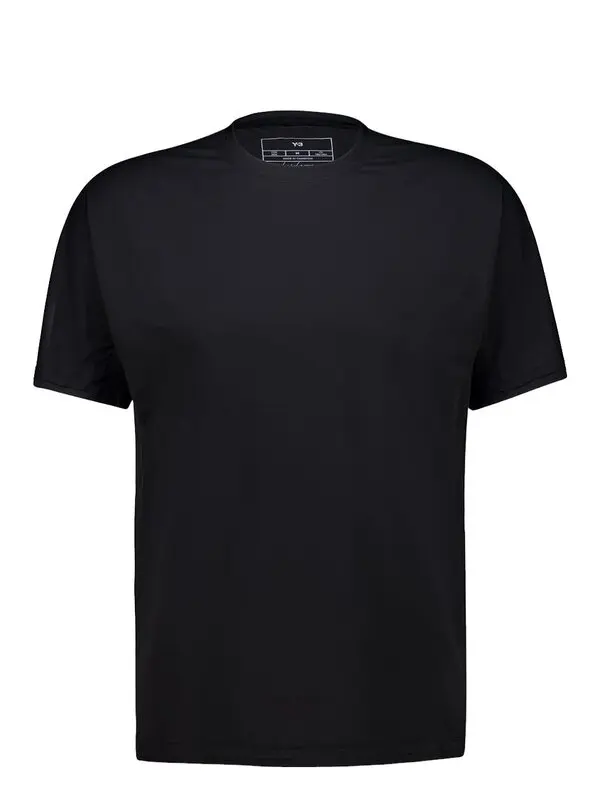 Y3 Running Short Sleeve T-shirt - Black