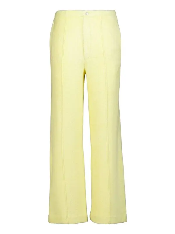 Auralee Cotton Nylon Pile Trousers - Yellow