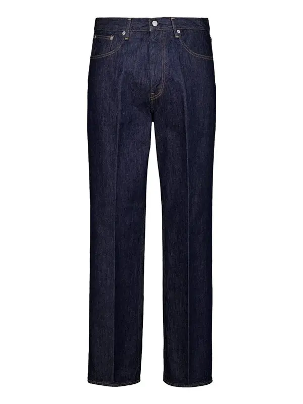 Auralee Indigo Hard Twist Denim Regular Jeans - Blue