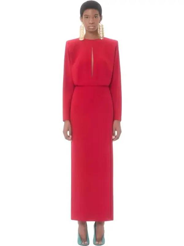 Valentino Garavani Paris Cady Couture Dress - Red