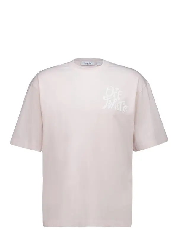 Off-White Mauve Morn Lilac Cotton T-shirt - Purple