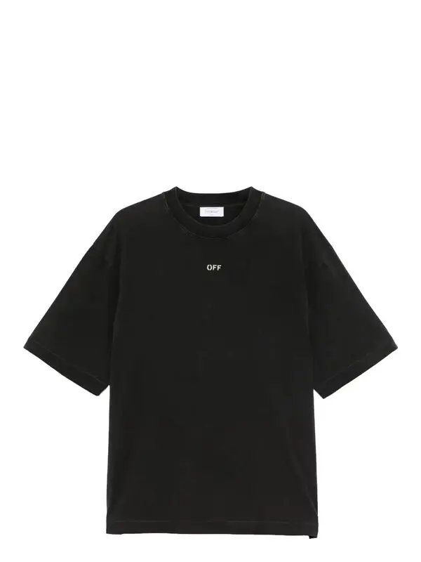 Off-White Martyrdom Arrow Skate S/s Tee Vintage Bl - Black