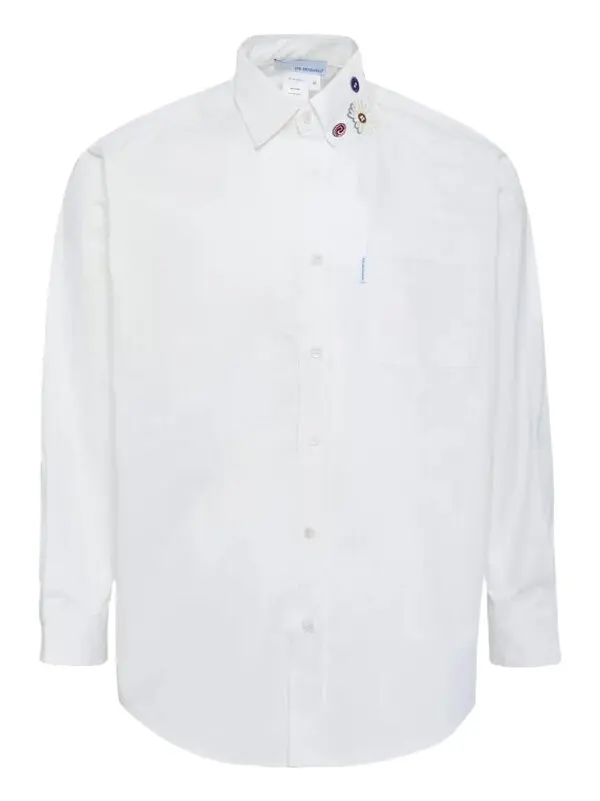 JUNTAE KIM Embroidery Button Shirt - White