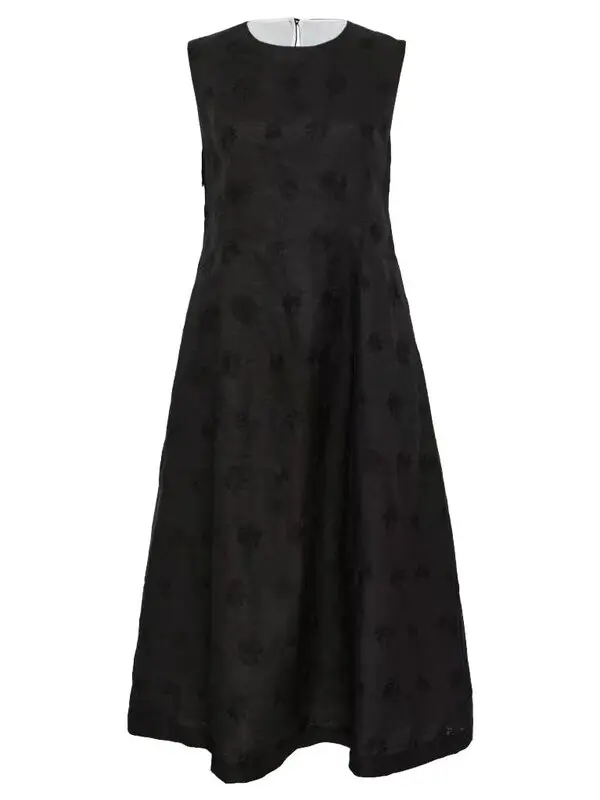 RENLI SU Sleeveless Midi Dress - Black