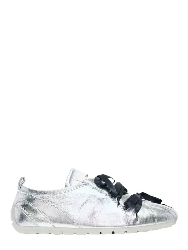 Simone Rocha Ribbon Ballerina Sneakers - Silver
