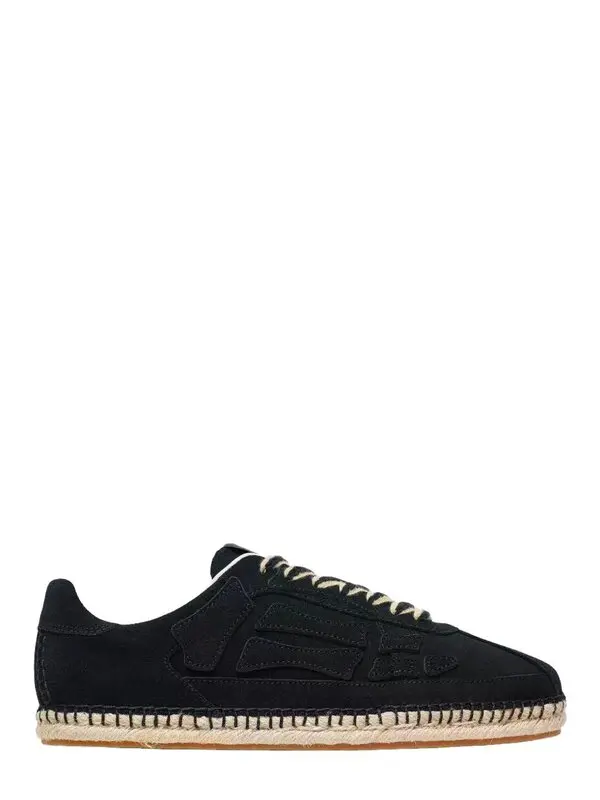 Amiri Pacific Bones Leather Sneakers - Black