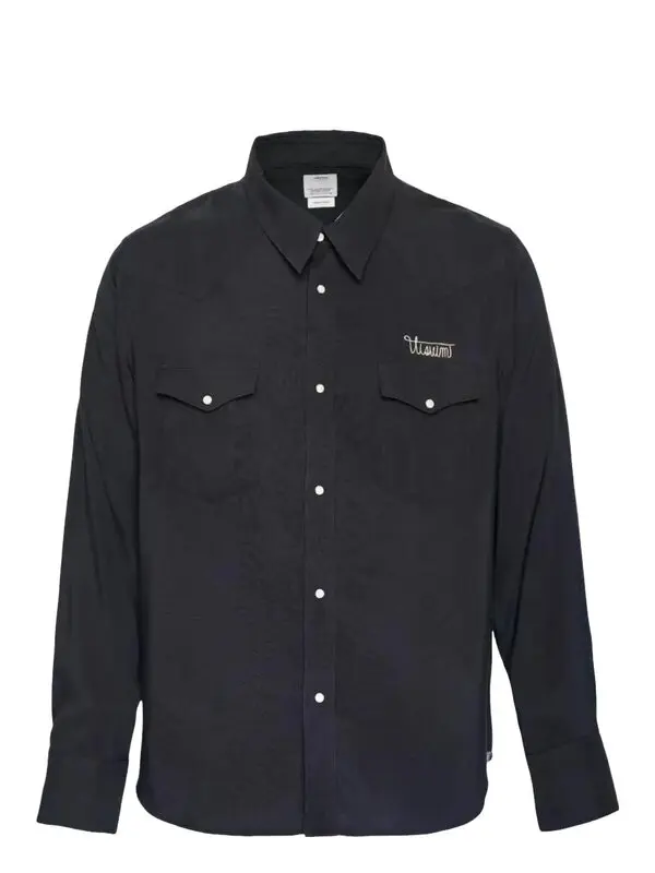Visvim Four Corners Long-sleeve Shirt - Black