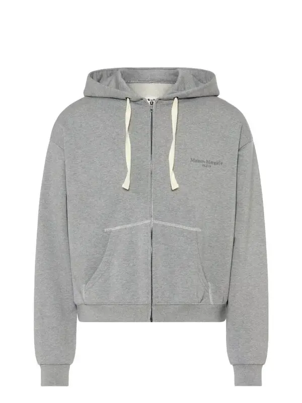 MAISON MARGIELA Zipped Hoodie - Grey