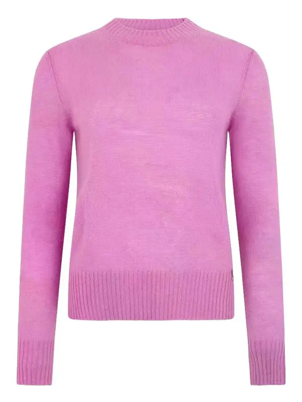 Herno Ribbed Crew-neck Sweater - Pink