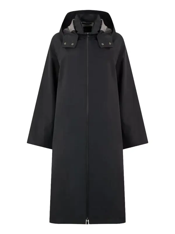 Herno Hooded Coat - Black