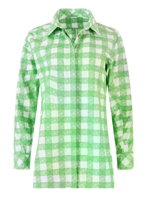 Rosie Assoulin Checked Shirt - Green