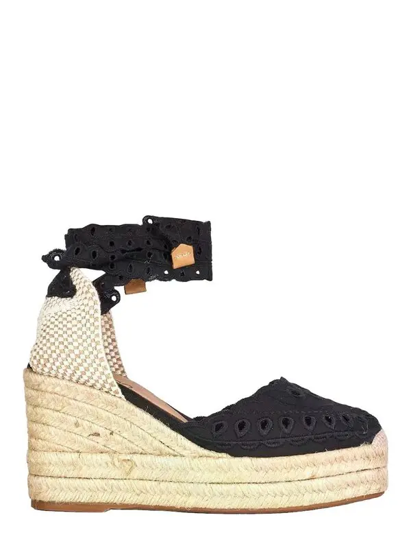 Charo Ruiz Ibiza Sealace Espadrilles - Black