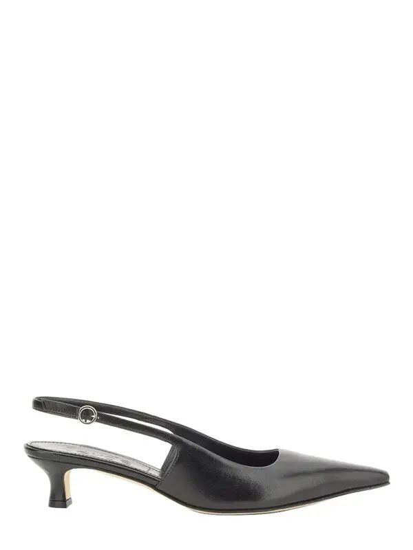 AeydĒ Slingback Pointed-toe Mules - Black