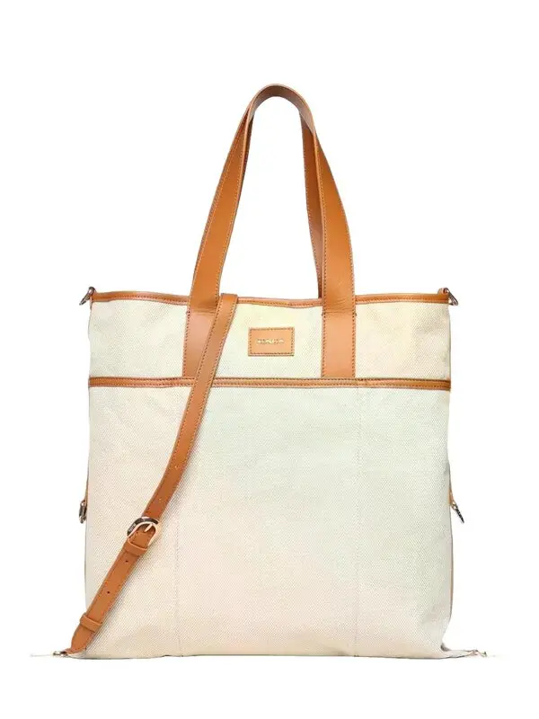 BIASIA Panelled Tote Bag - Neutrals