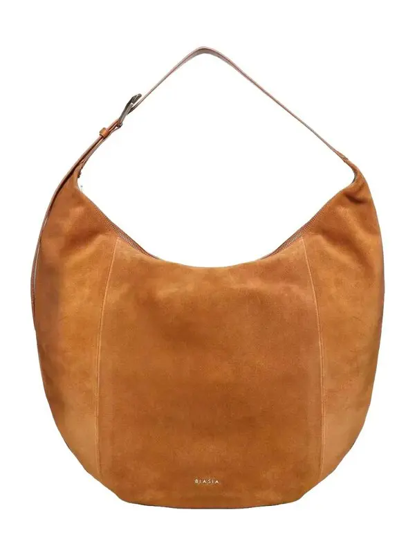 BIASIA Suede Shoulder Bag - Brown