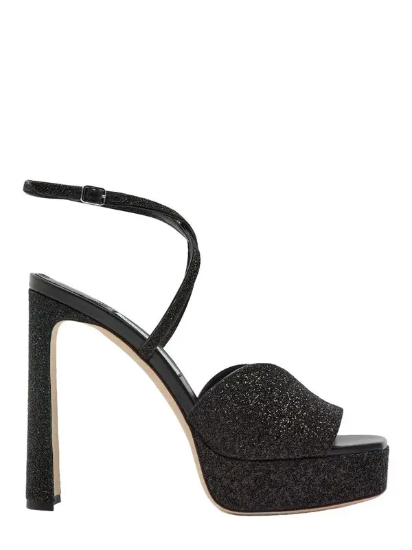 JIMMY CHOO Karli Heeled Sandals - Black