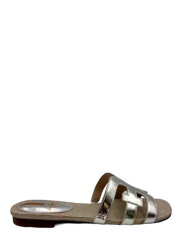 Sam Edelman Bay Flat Sandals - Silver