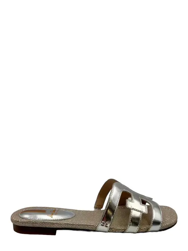 Sam Edelman Bay Flat Sandals - Silver