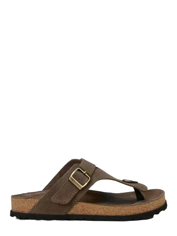 Marc O'polo Buckle Suede Sandals - Brown