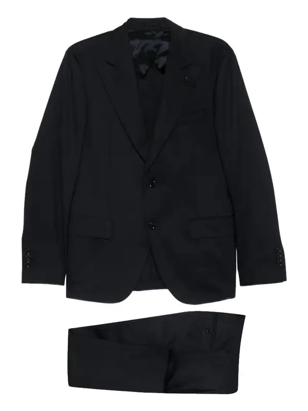 LARDINI Buttoned Suit - Blue