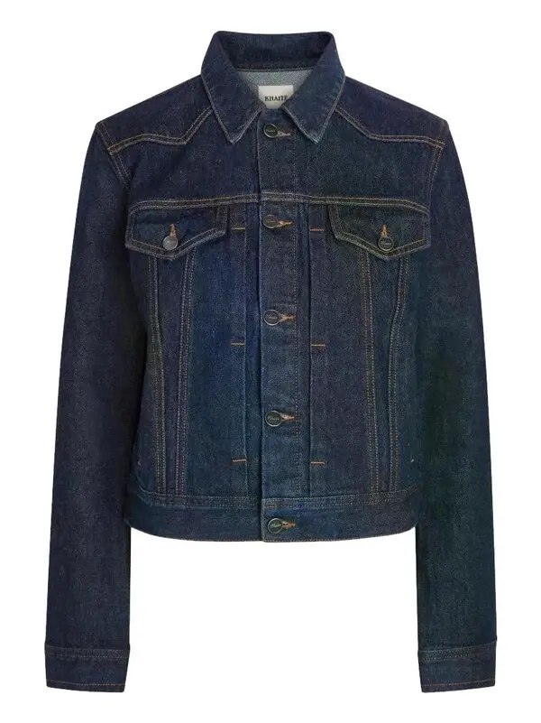 Khaite Augustine Buttoned Jacket - Blue