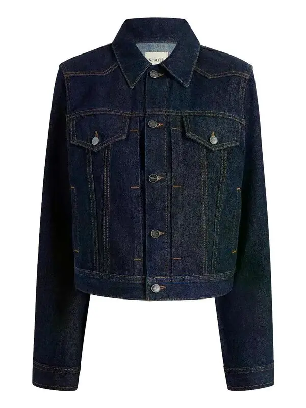 Khaite Augustine Denim Jacket - Blue