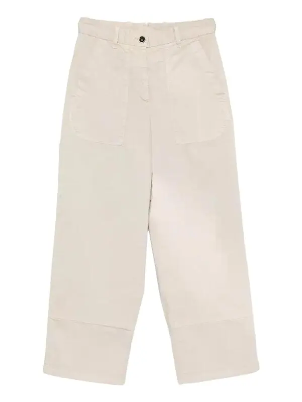 NINE:INTHE:MORNING Patch-pocket Trousers - Neutrals