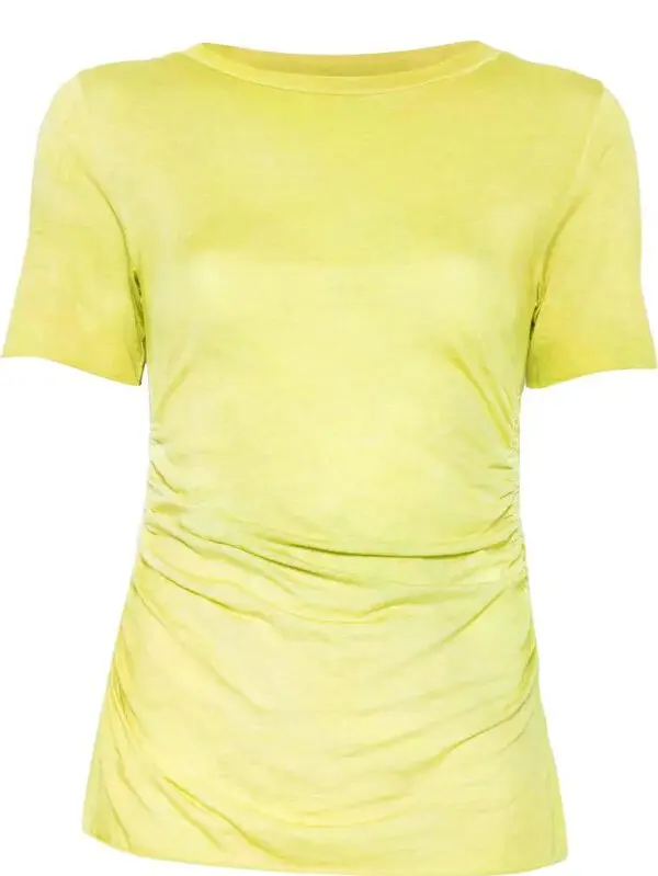 Avant Toi Draped-detail T-shirt - Green