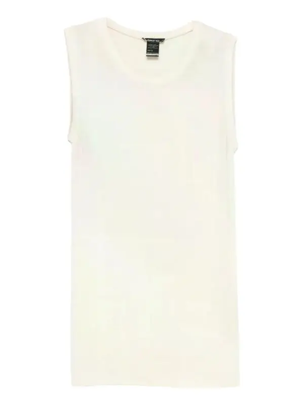 Avant Toi Sleeveless Crew-neck Vest - Neutrals