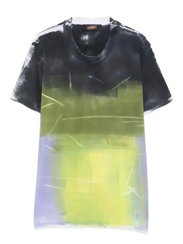 CIVIDINI Editta Abstract-print T-shirt - Grey