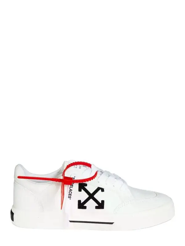 Off-White Low Vulcanised Sneakers - White