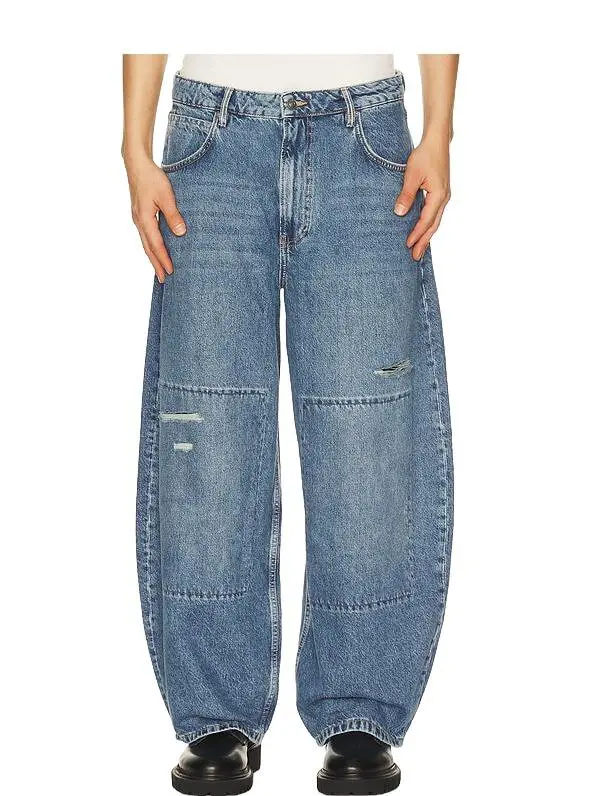ALLSAINTS Barrel Trash Jeans - Blue