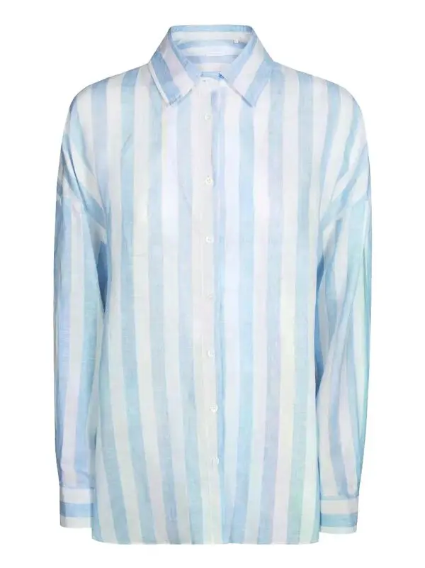 ROBERT FRIEDMAN Striped Shirt - Blue