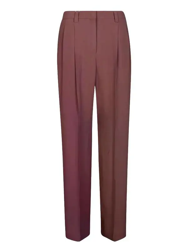 Incotex Pleated Crêpe Trousers - Pink
