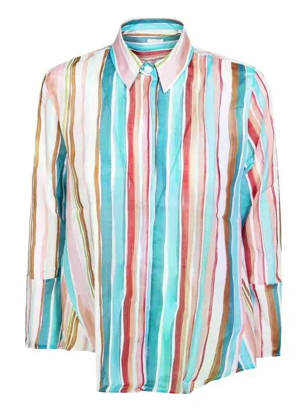 ROBERT FRIEDMAN Striped Shirt - White