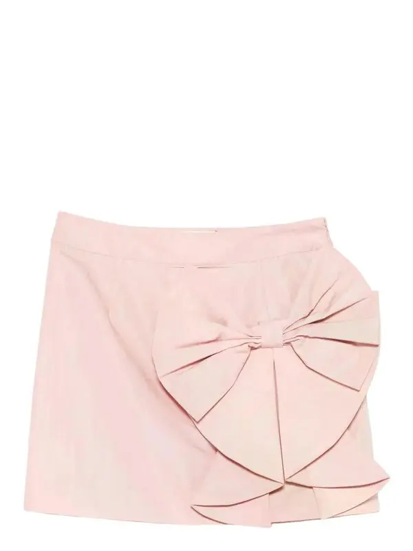 Essentiel Antwerp Mini Skirt With Bow Detail - Pink