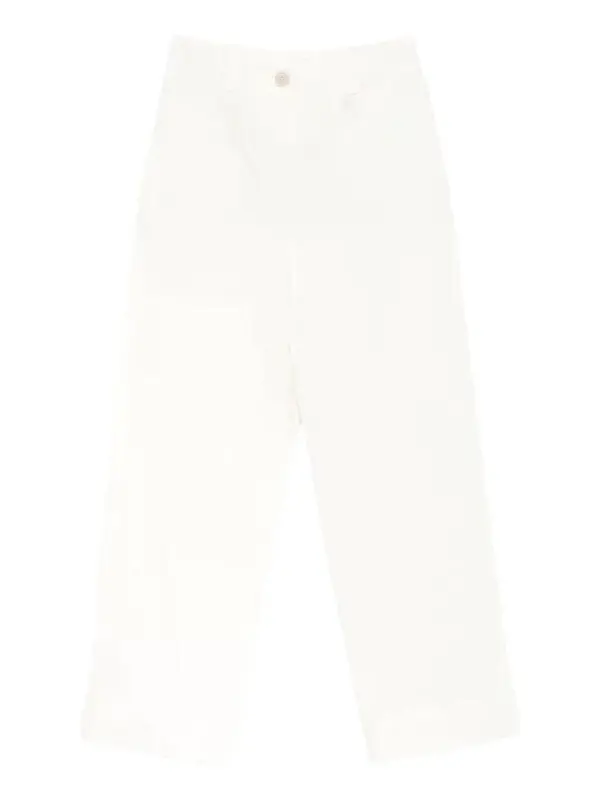 Peserico Cropped Trousers - Neutrals