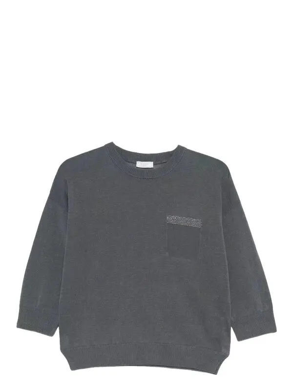 Peserico Pocket Sweater - Grey