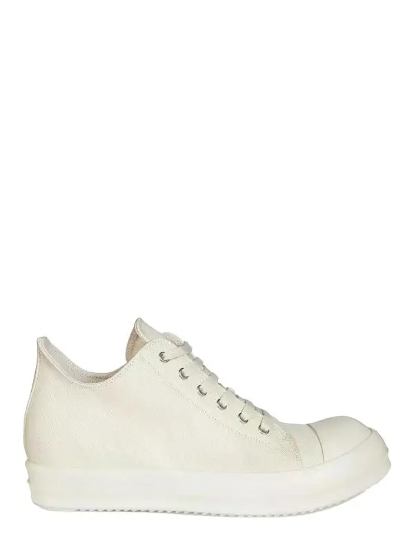 Rick Owens Temple Low Denim Sneakers - Neutrals