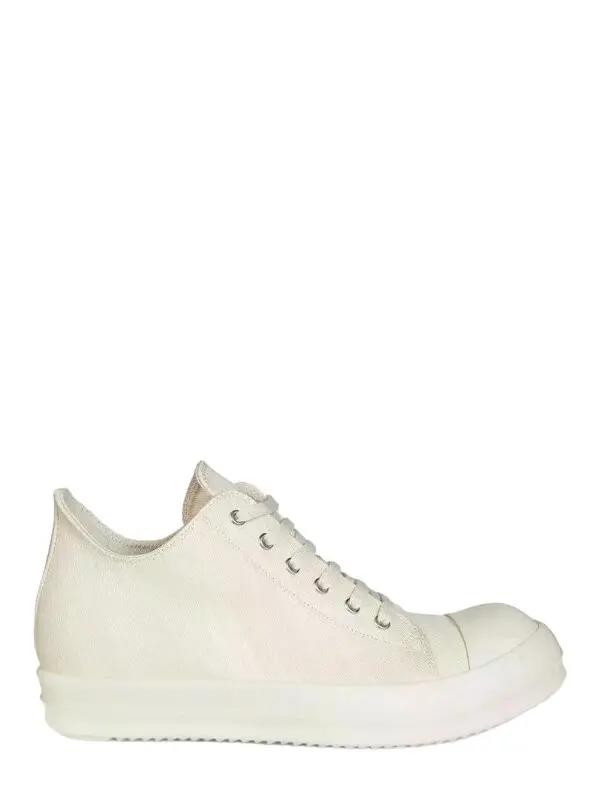 Rick Owens Temple Low Denim Sneakers - Neutrals