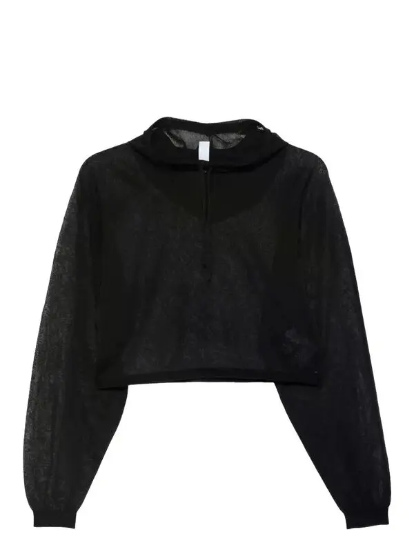 CFCL Knitted Hoodie - Black